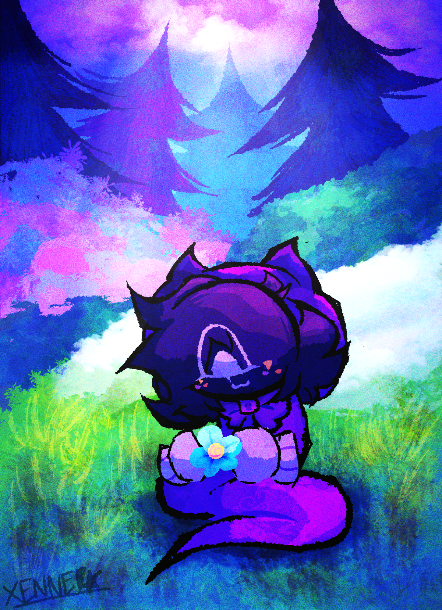 Pixilart - SCENE REDRAW!!! uploaded by Meratho
